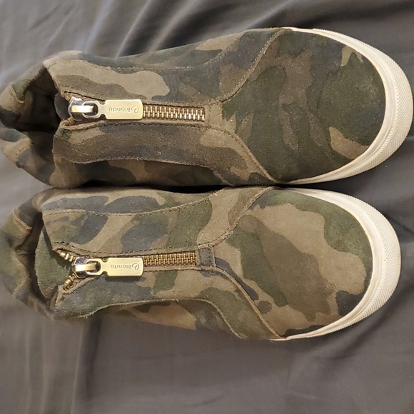 Blondo | Shoes | Blondo Waterproof High Top Camo Sneakers | Poshmark
